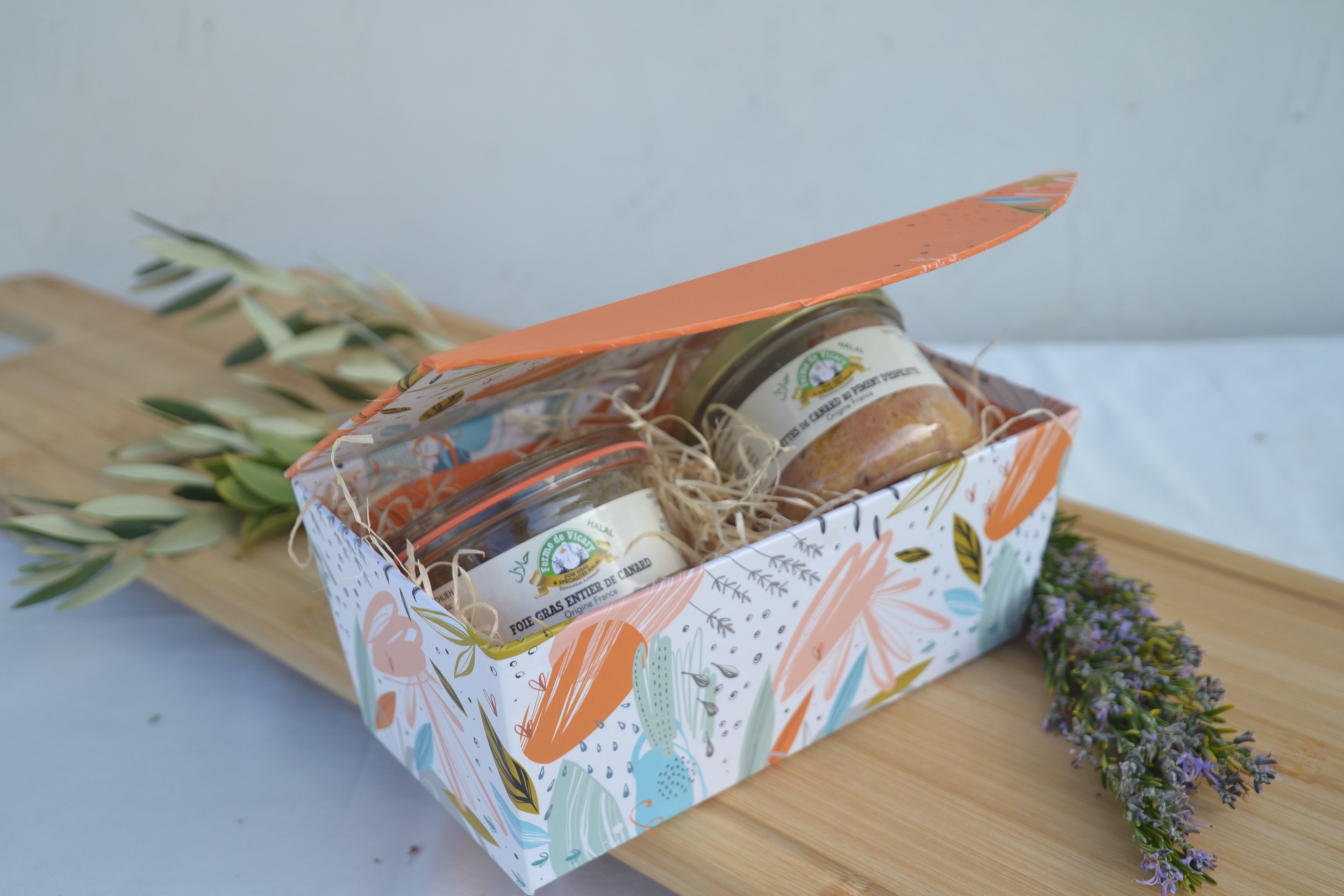 Petit coffret gourmand halal - Foie gras halal La ferme de Vicary