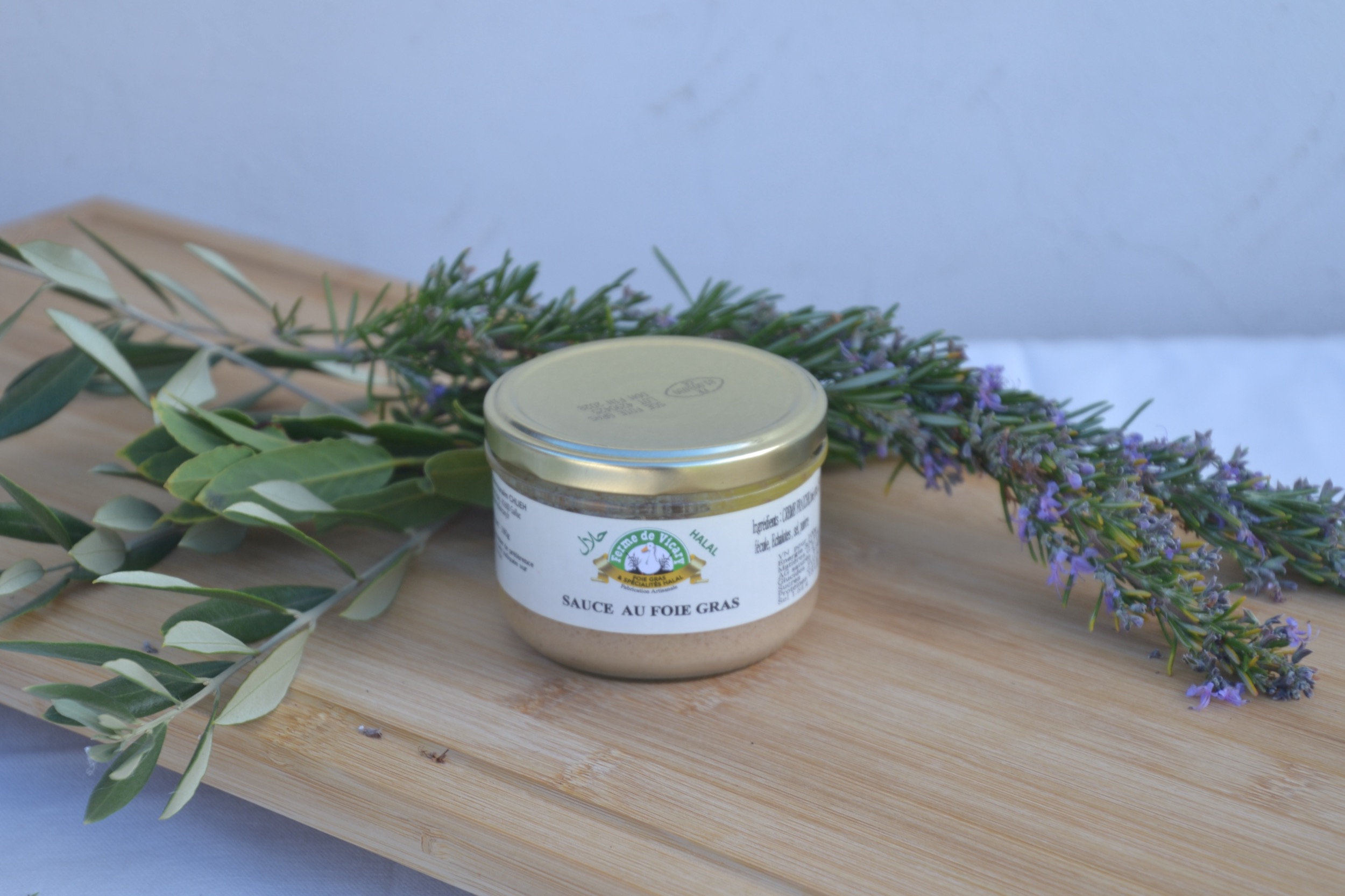 Sauce au foie gras halal 180g - Foie gras halal La ferme de Vicary